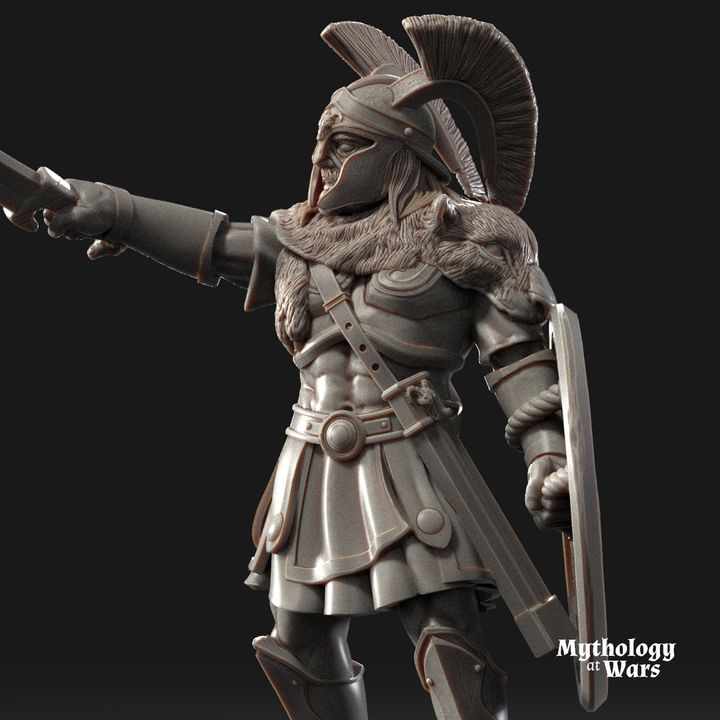 3D Printable Jason on Foot | Zeus | Mythology at Wars by Davale Games