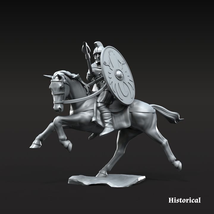 3D Printable 3x Roman Knights | Rome | Historical by Davale Games