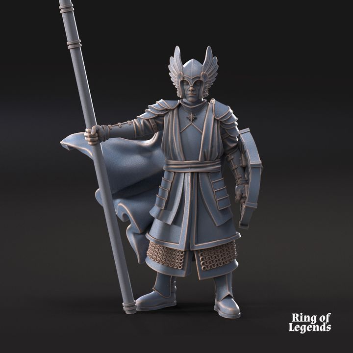 3D Printable 3x Guards of the Grey Tree on foot | Grey Castle | Fantasy ...