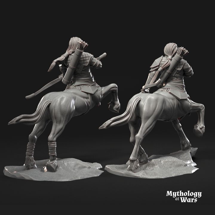 3D Printable 2x Centaur Archers | Zeus | Mythology at Wars by Davale ...