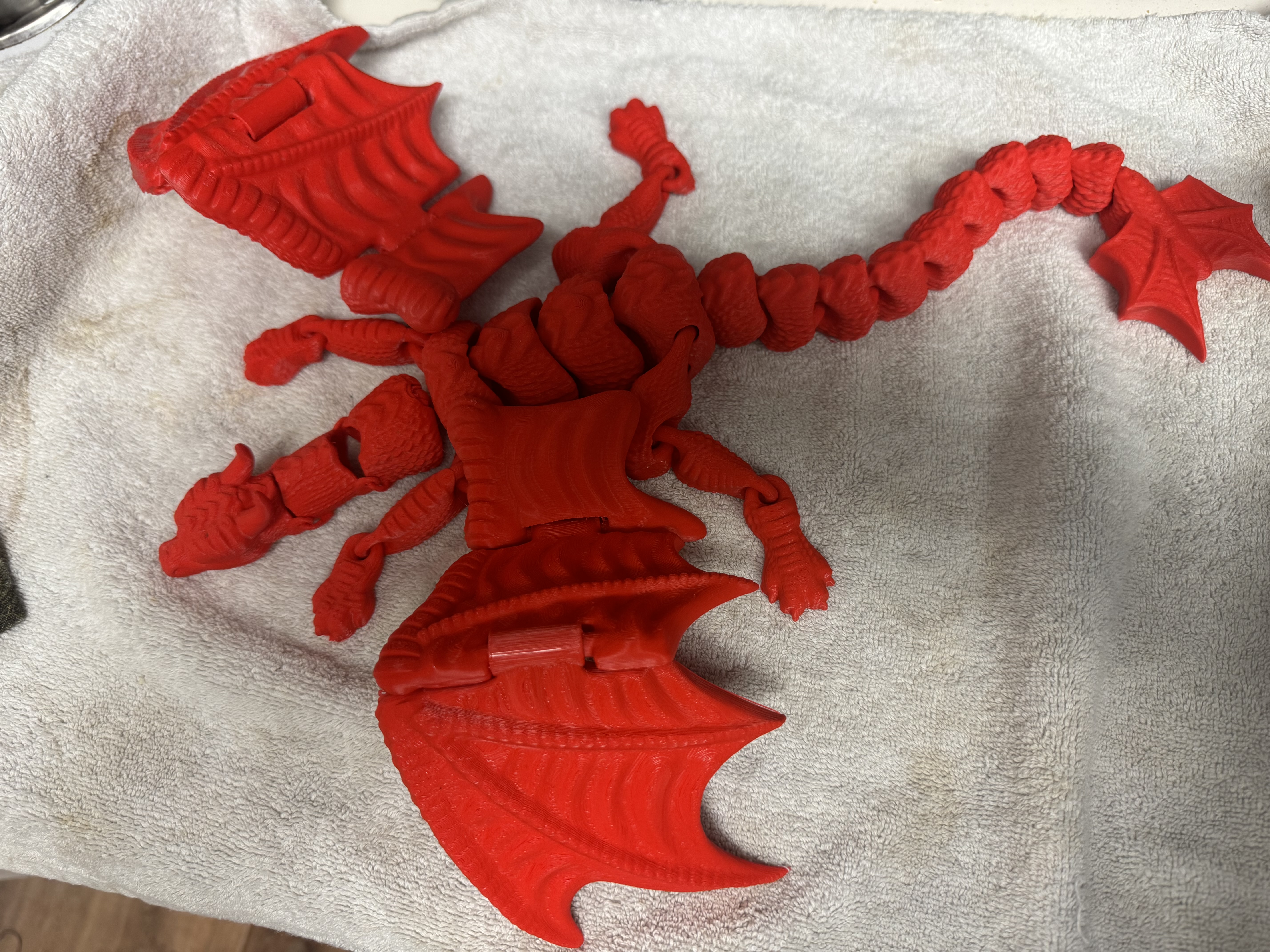 3D Printable Flexi Dragon Finger Arm Puppet by Kirsten M