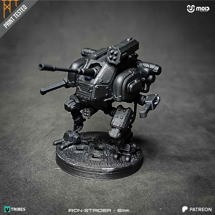 3D Printable Iron Strider 6mm by Moid