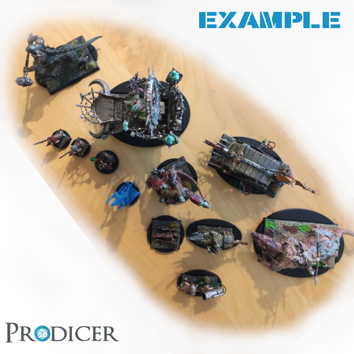 3D Printable Base Adapter Square to Round or Oval by Markus Schittkowski