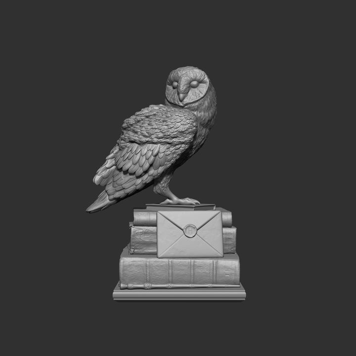 3D Printable Owl, Hedwig by Aronon