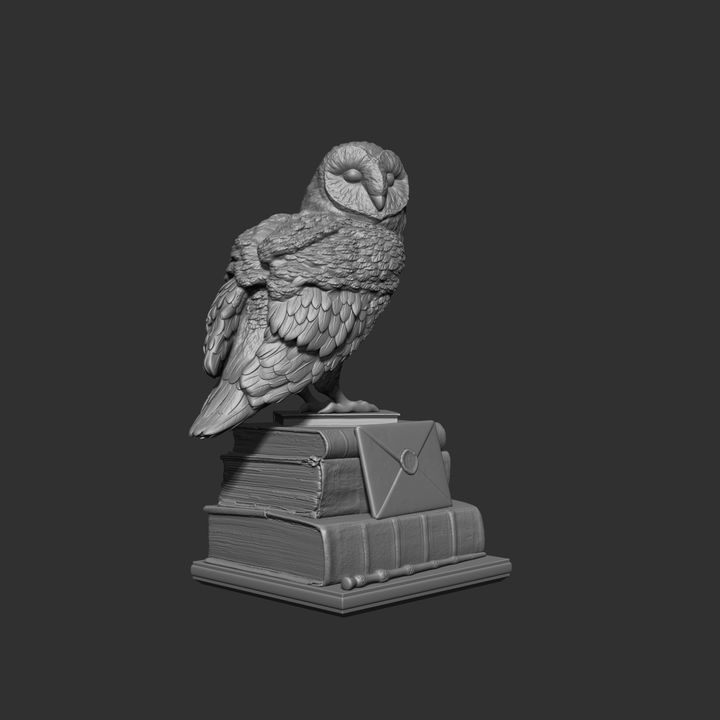 3D Printable Owl, Hedwig by Aronon