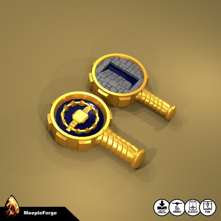 3D Printable Search Token for HeroQuest DnD or similar RPG games by ...