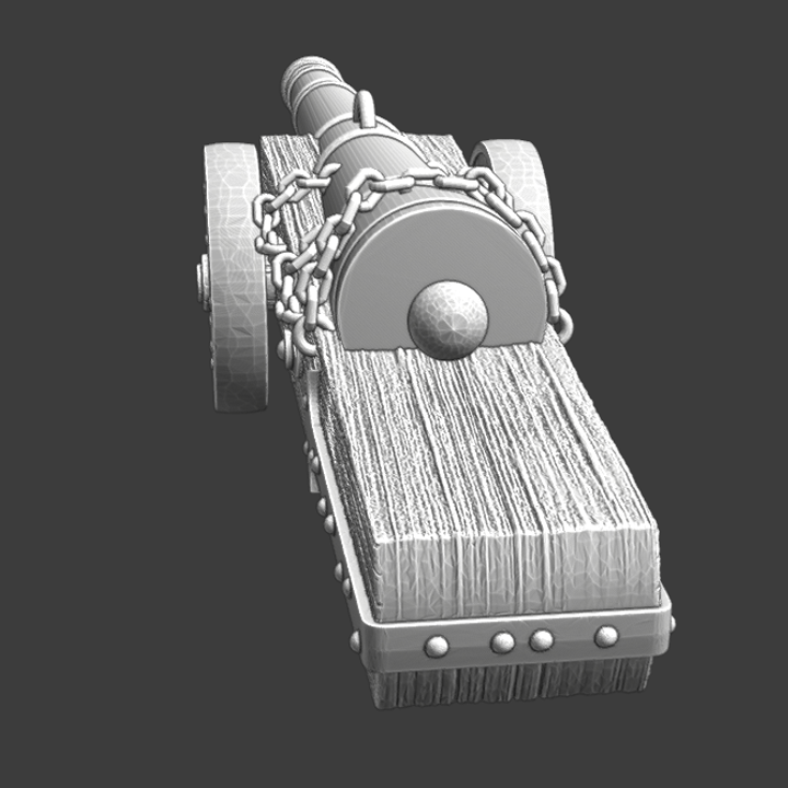 3D Printable Medieval precision cannon - version #2 by Northern ...