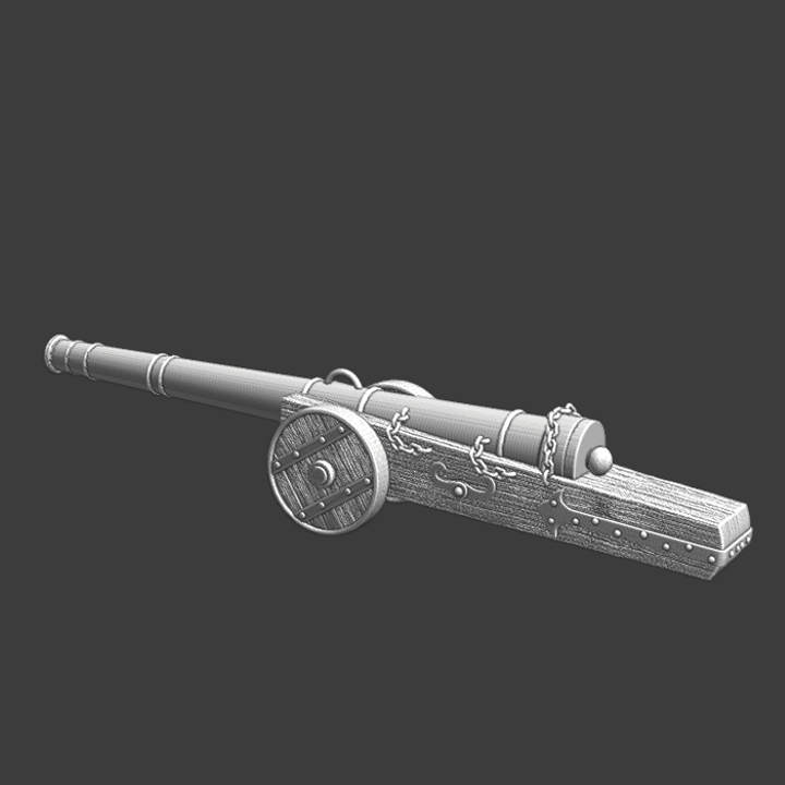 3D Printable Medieval precision cannon - version #2 by Northern ...
