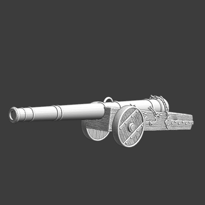 3D Printable Medieval precision cannon - version #2 by Northern ...