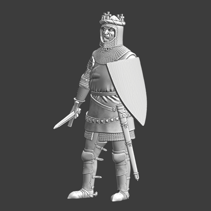3D Printable Late Medieval Earl - Commander by Northern Crusades Miniatures