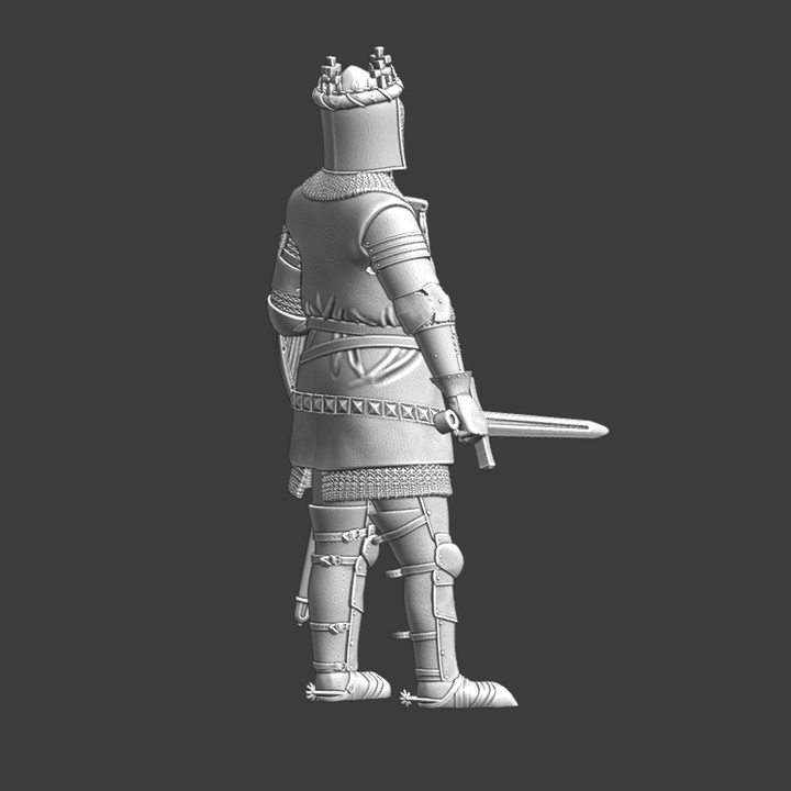3D Printable Late Medieval Earl - Commander by Northern Crusades Miniatures