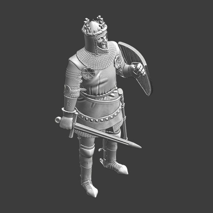 3D Printable Late Medieval Earl - Commander by Northern Crusades Miniatures