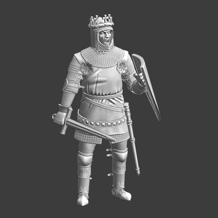 3D Printable Late Medieval Earl - Commander by Northern Crusades Miniatures