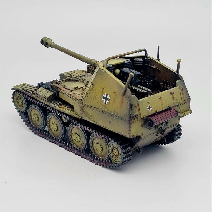 3D Printable Marder III Ausf.M (Sd.Kfz.138) + 3 Tankmen (Germany, WW2 ...