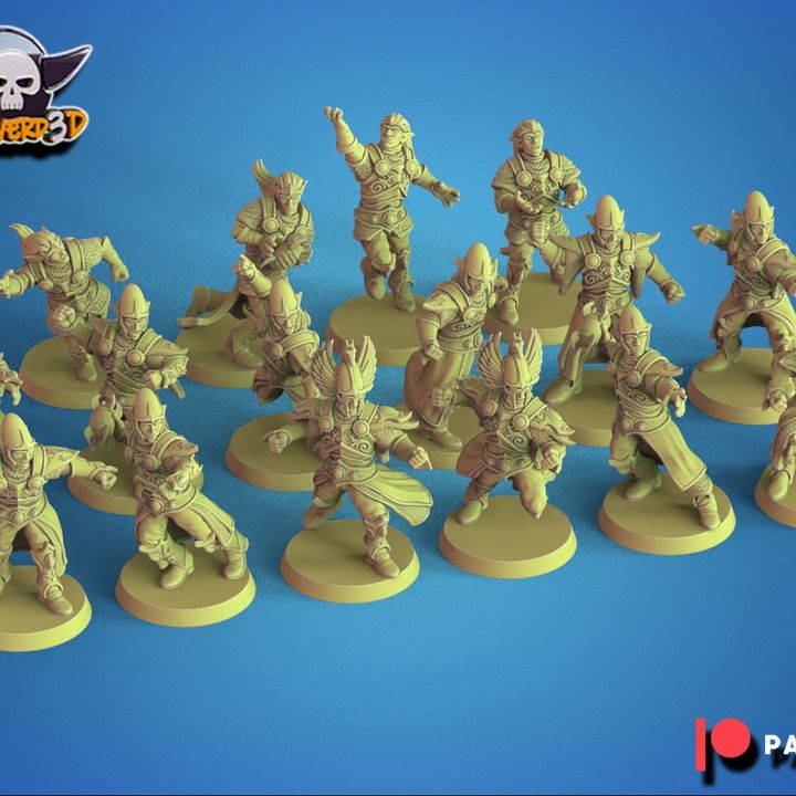 3D Printable High elves Team - July 2024 by Calaverd3D