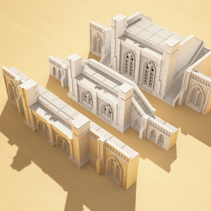 3D Printable Concretium - modular bridges by LumosMiniatureTerrain