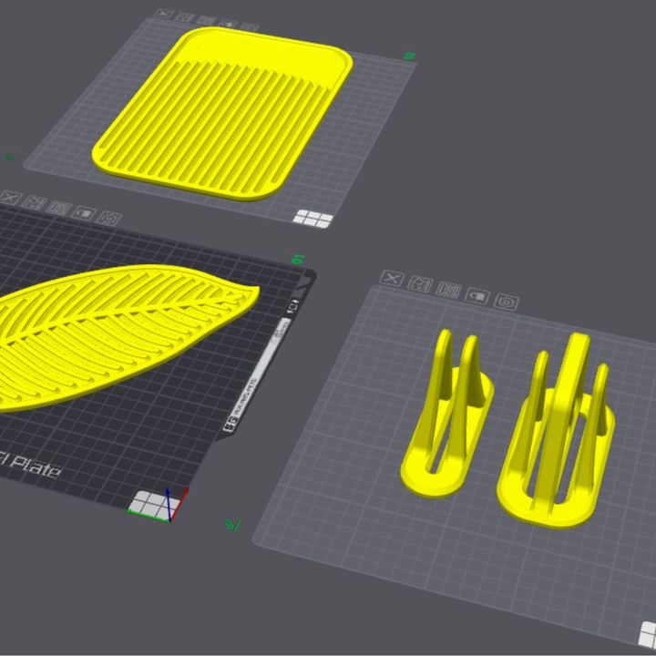 3D Printable Tea Tray Set by MING