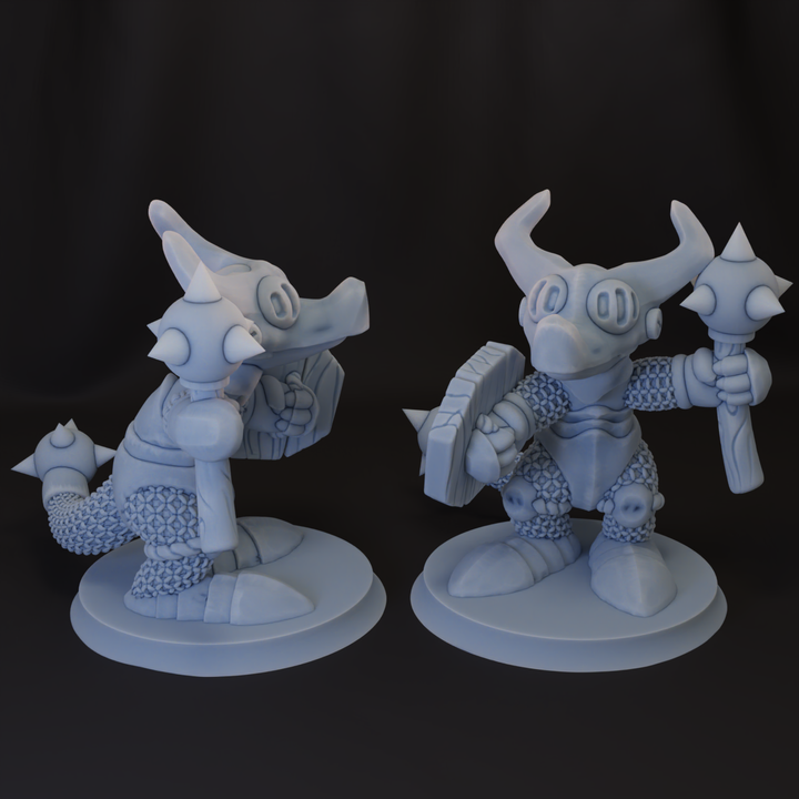 3D Printable kobold spikey Knight Of the scrap metal order by The ...