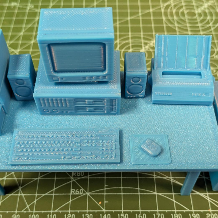 3D Printable vintage pc mini set by Jacob Bullock