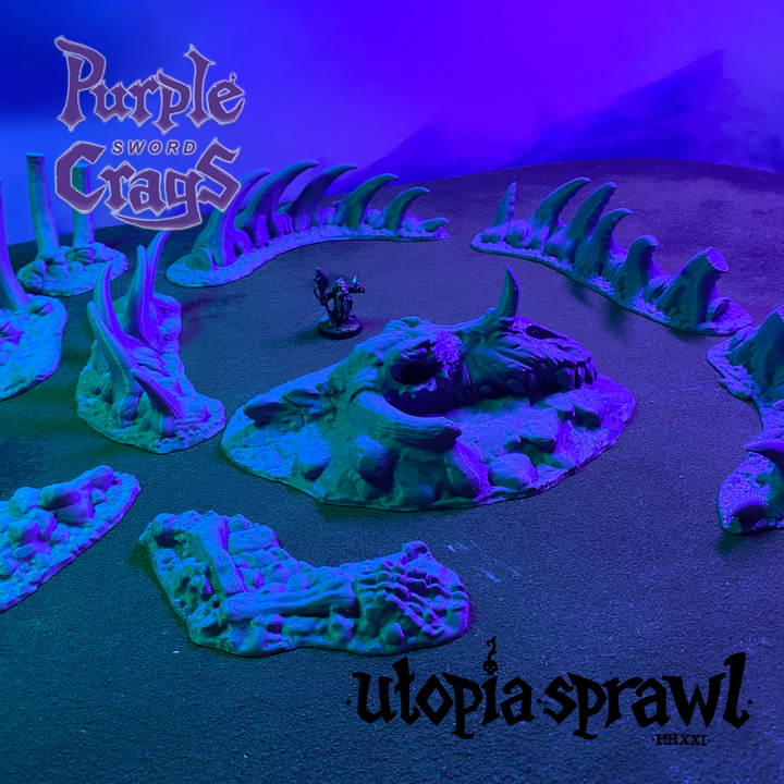 3D Printable Dragon Bones - Full Package by Utopia Sprawl