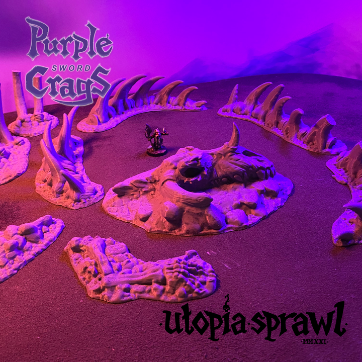 3D Printable Dragon Bones - Full Package by Utopia Sprawl