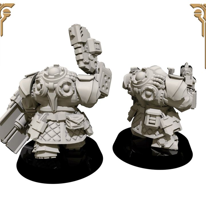 3D Printable Garrison Bulwark - Presupported by Forged in Fury Miniatures