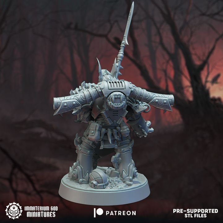 3D Printable Winged Shadows (raptors) set by Immaterium God Miniatures