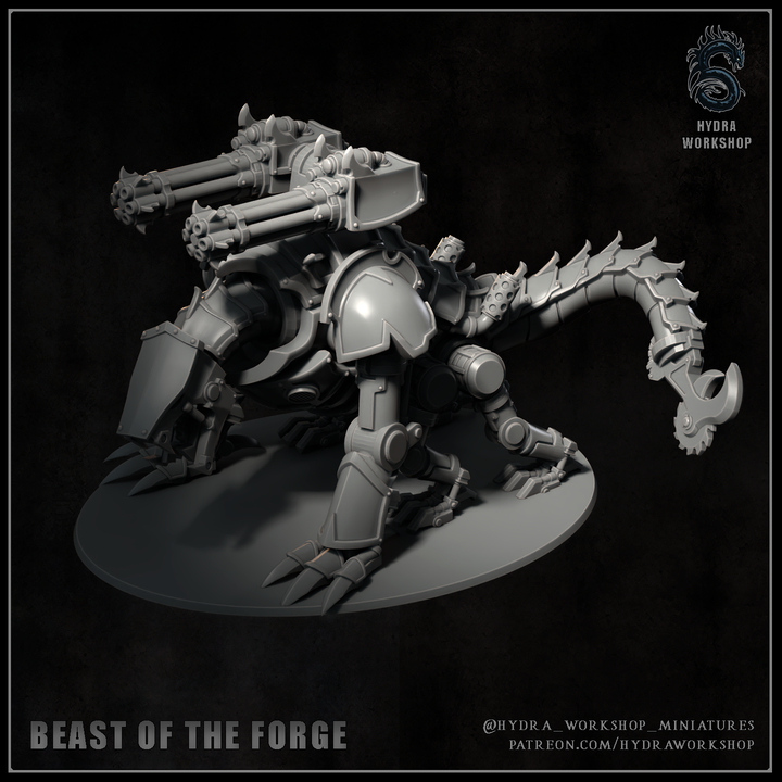 3D Printable Beast of the forge by Hydra workshop miniatures