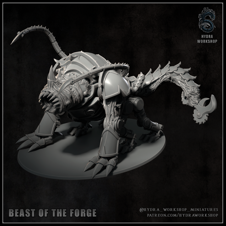 3D Printable Beast of the forge by Hydra workshop miniatures