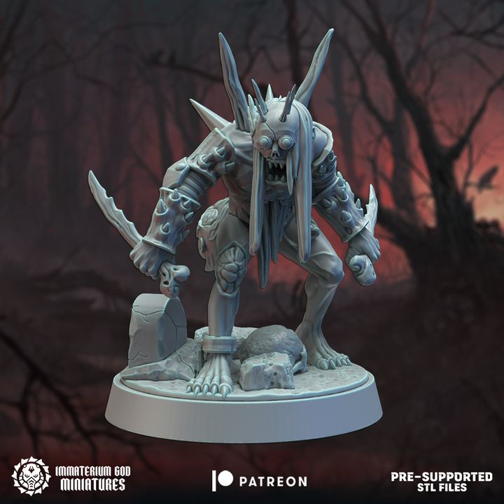 3D Printable Cyberghouls set by Immaterium God Miniatures