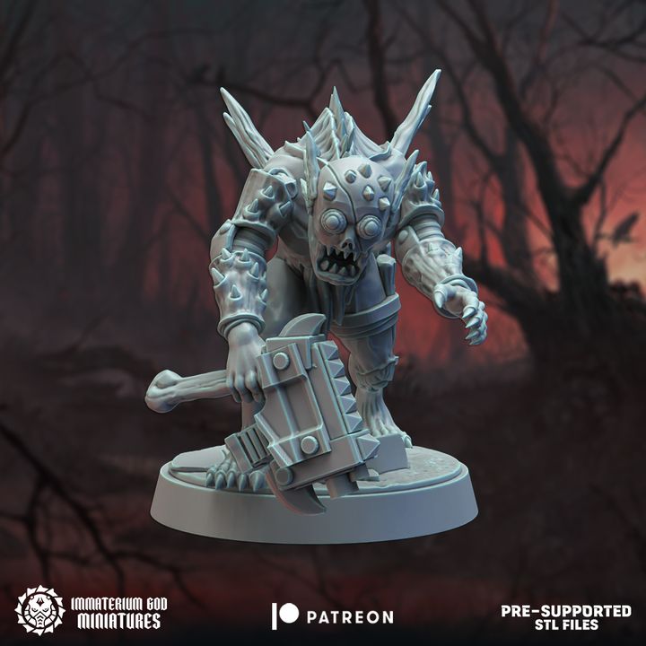 3D Printable Cyberghouls set by Immaterium God Miniatures