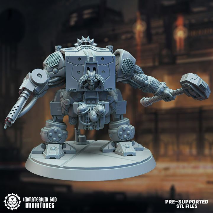 3D Printable Iron mechabrute by Immaterium God Miniatures
