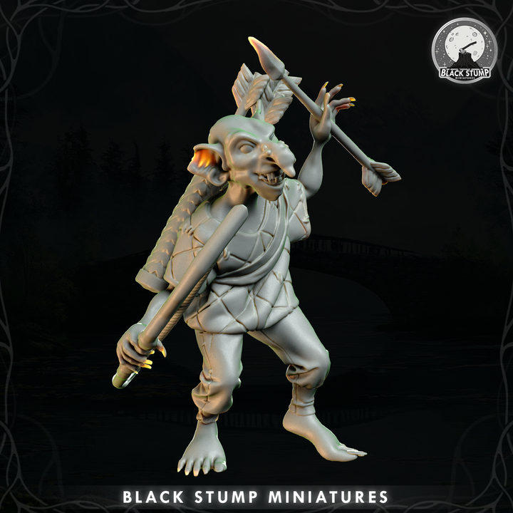 3D Printable Goblin Ranger Archer Warrior with Bow + 5E Stats .pdf! by ...