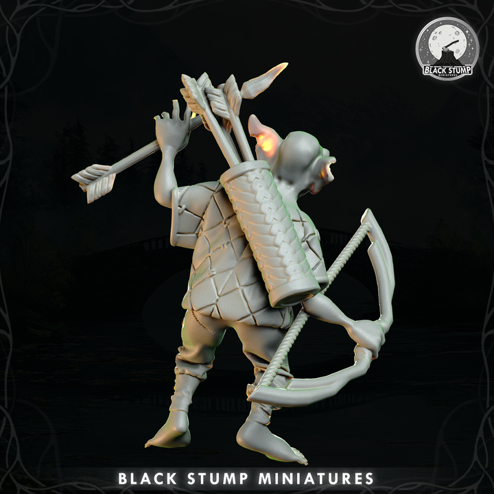 3D Printable Goblin Ranger Archer Warrior with Bow + 5E Stats .pdf! by ...