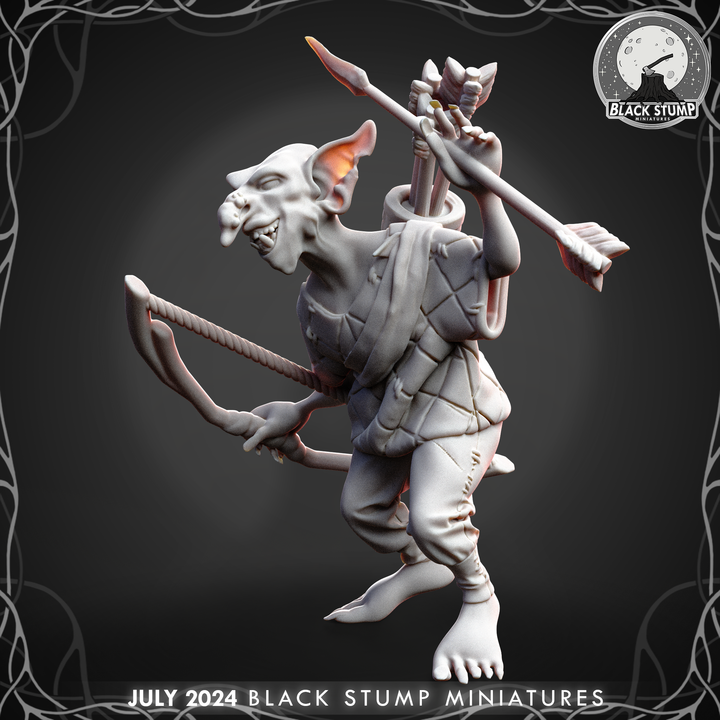 3D Printable Goblin Ranger Archer Warrior with Bow + 5E Stats .pdf! by ...