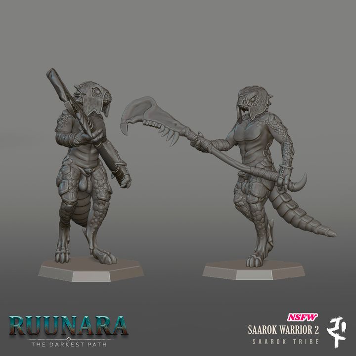 3D Printable NSFW RUUNARA - Saarok Warriors 2 by EVOD - RUUNARA