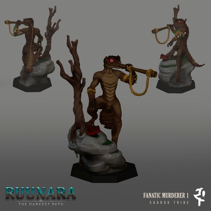 3D Printable RUUNARA - Saarok Fanatic 2 by EVOD - RUUNARA