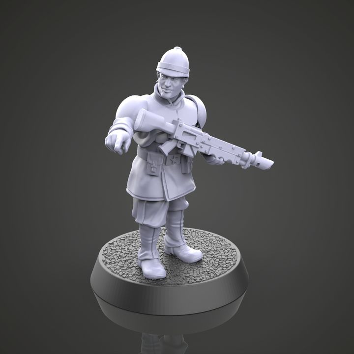 3D Printable Parade Uniform Troops by SoldiersofHumankind