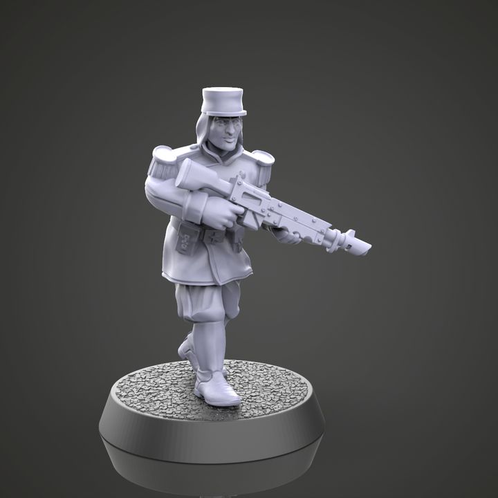 3D Printable Parade Uniform Troops by SoldiersofHumankind