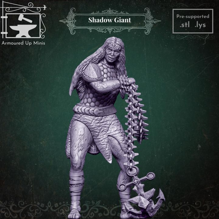 3D Printable Shadow Giant by Armoured Up Minis