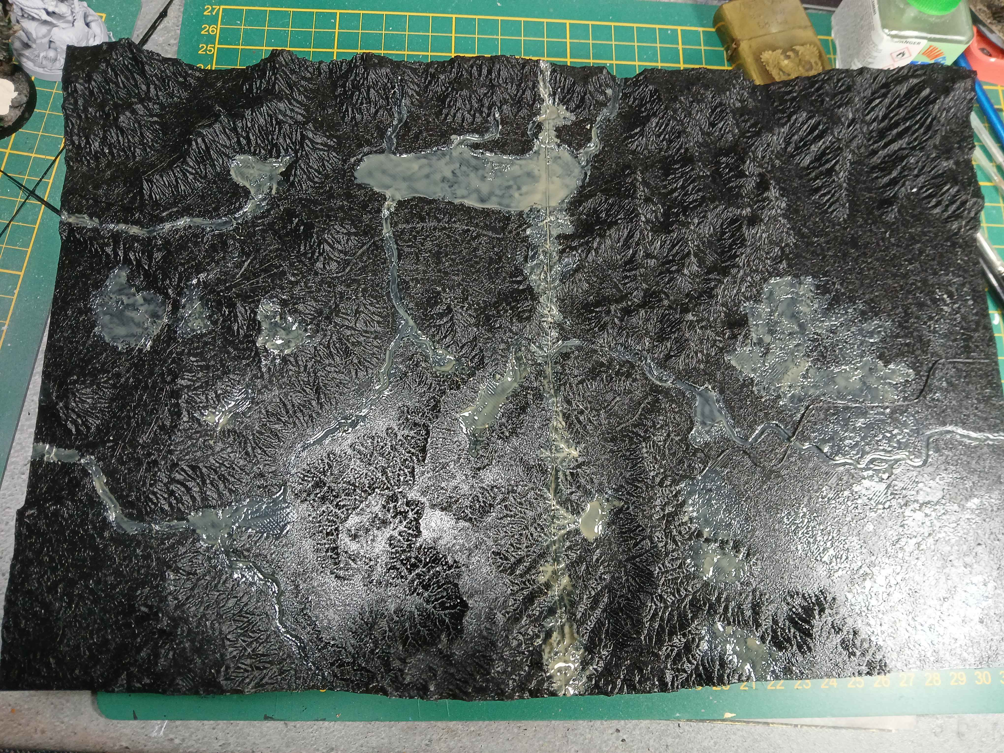 3D Printable Barovia Landscape by Kilroy's Kartography