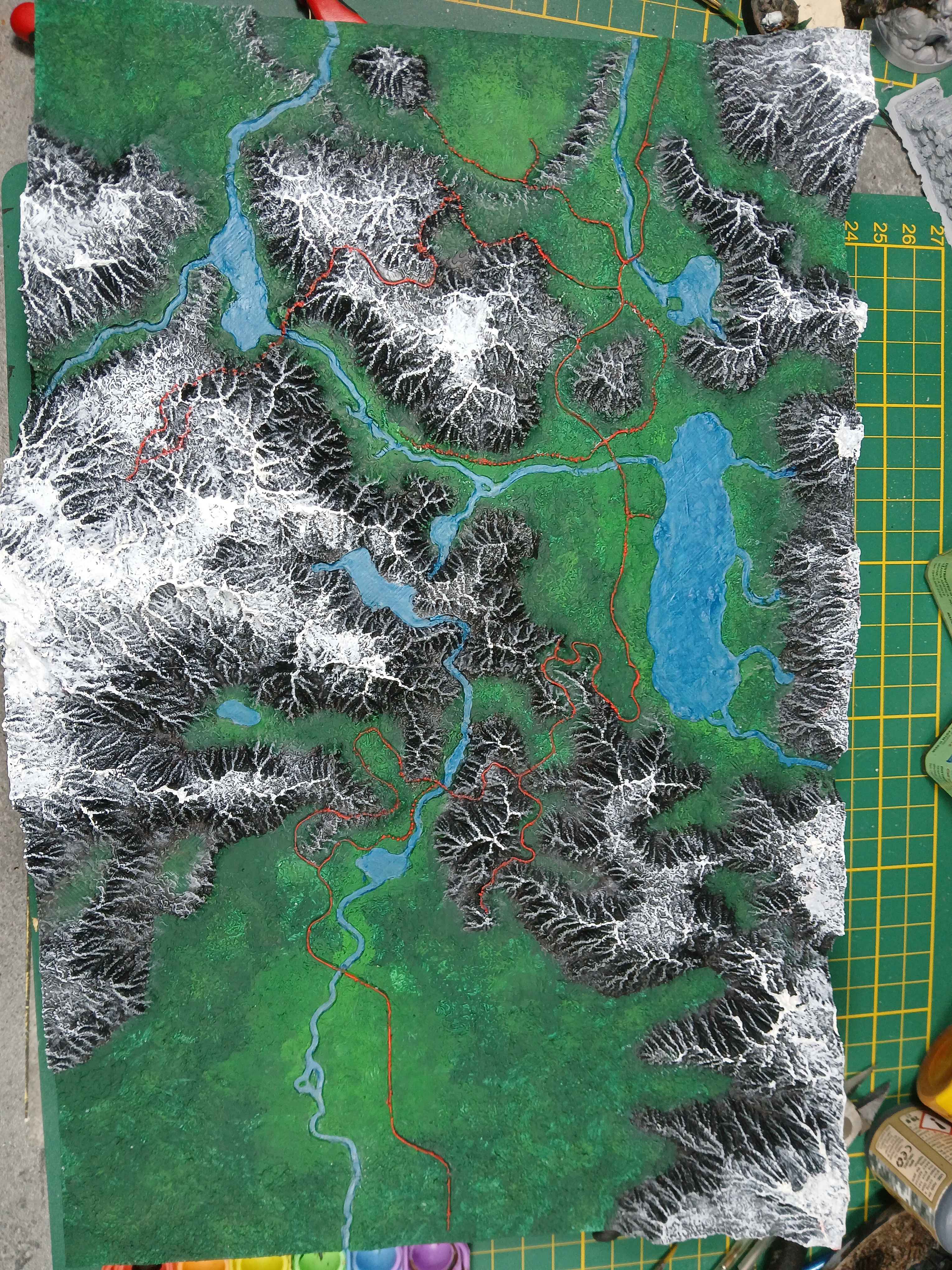 3D Printable Barovia Landscape by Kilroy's Kartography