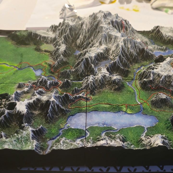 3D Printable Barovia Landscape by Kilroy's Kartography