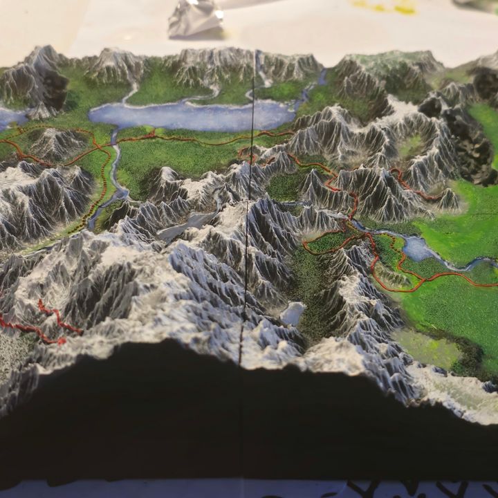 3D Printable Barovia Landscape by Kilroy's Kartography