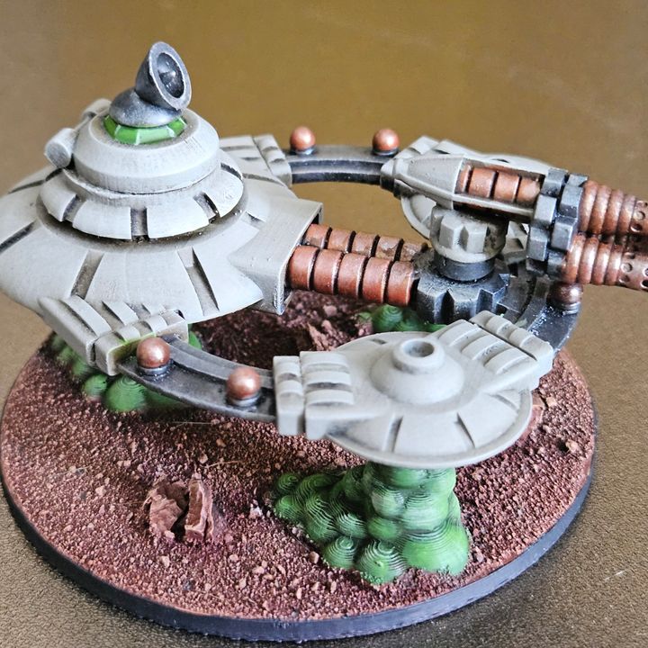 3D Printable 28mm scale Heavy Martian Light Tank by Mark Minghella