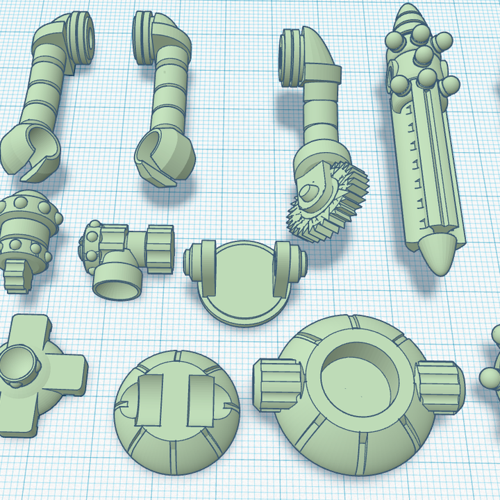 3D Printable 28mm Scale Heavy Martian Walker by Mark Minghella