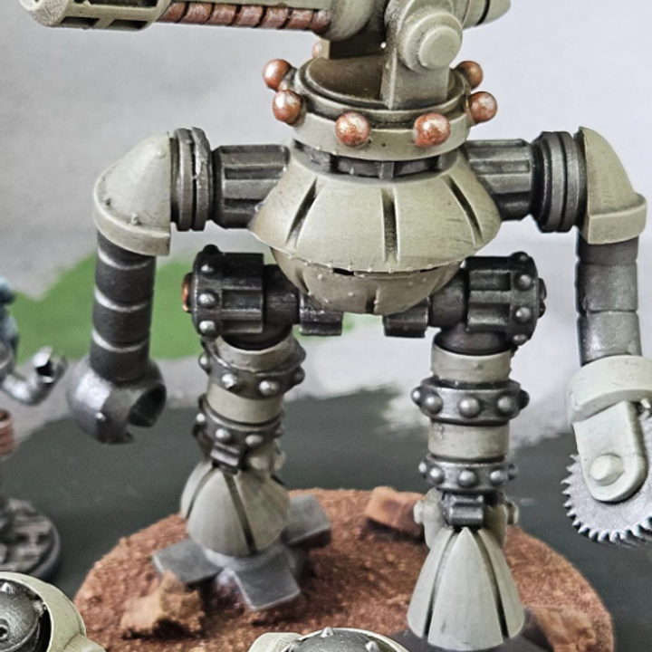 3D Printable 28mm Scale Heavy Martian Walker by Mark Minghella