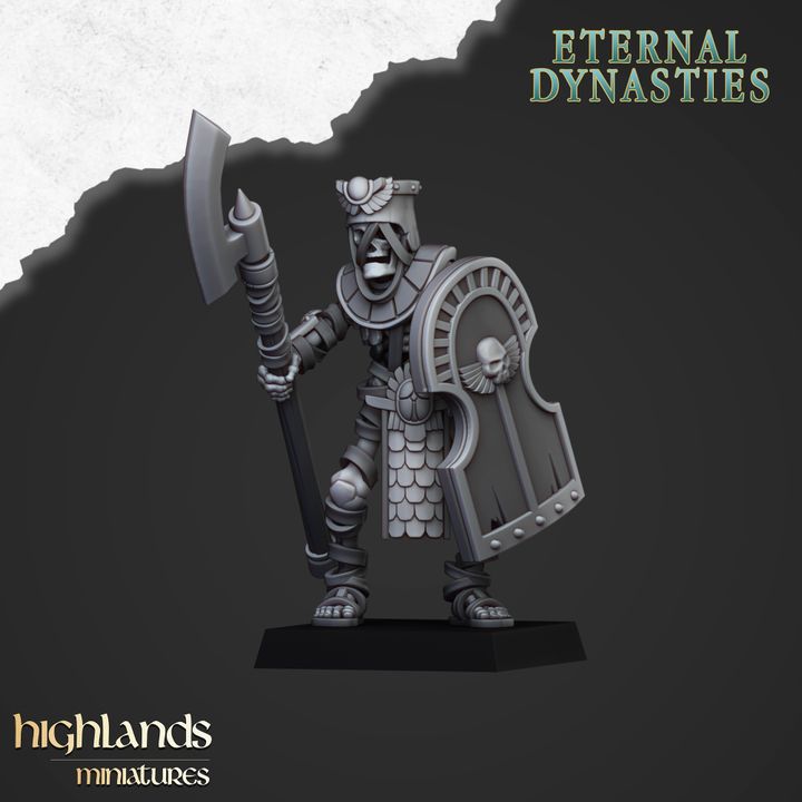 3D Printable Ancient Guard - Highlands Miniatures by Highlands Miniatures