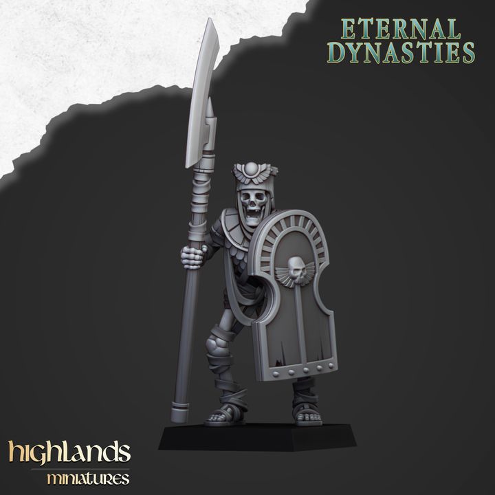 3D Printable Ancient Guard - Highlands Miniatures by Highlands Miniatures