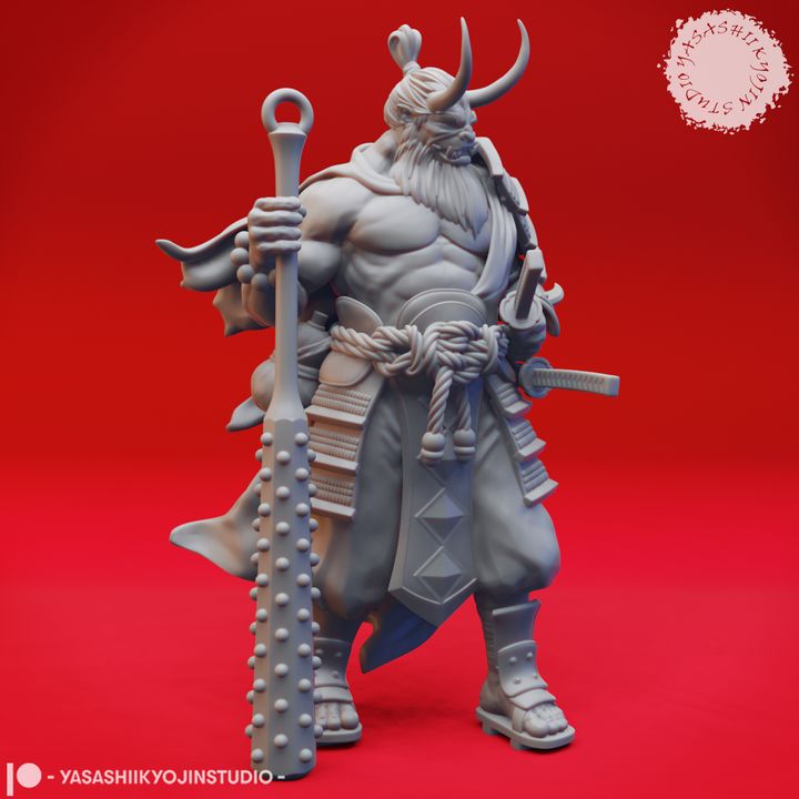 3D Printable Oni Champion - Tabletop Miniature (Pre-Supported) by ...